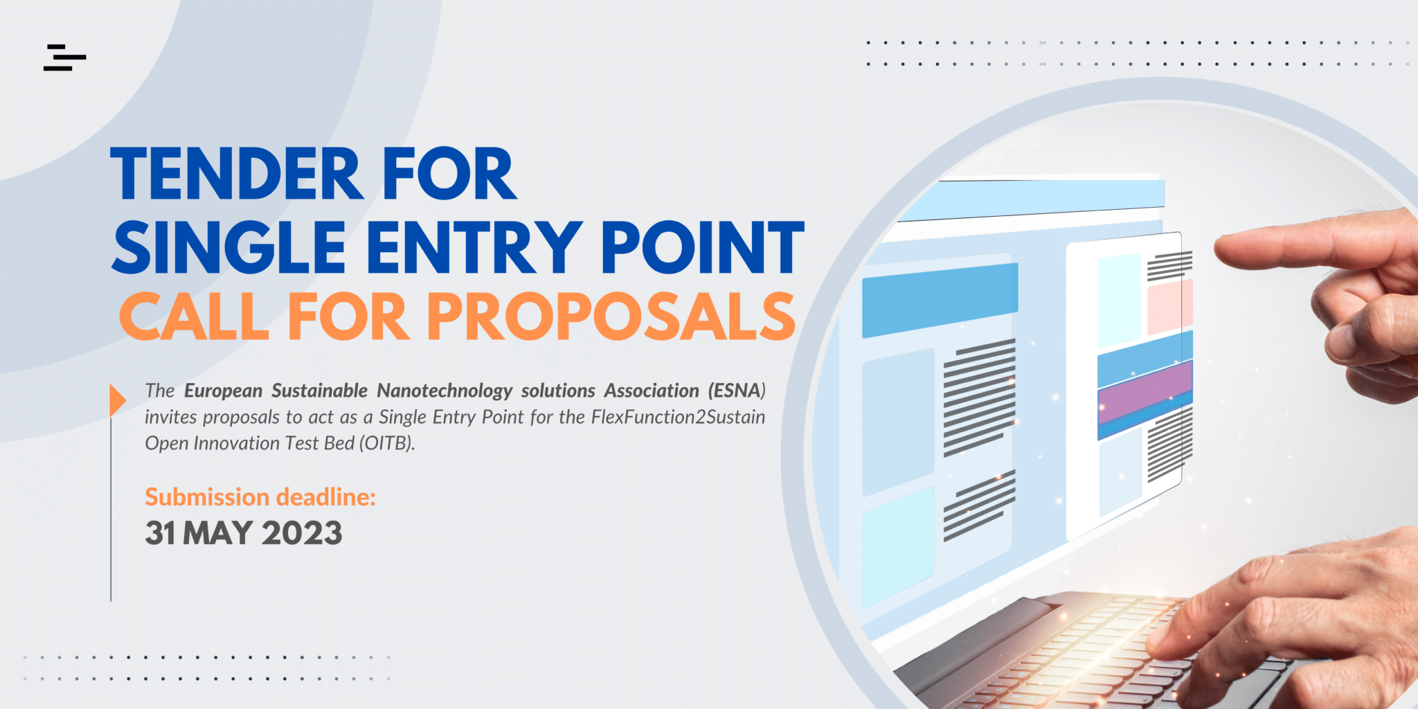 FlexFunction2Sustaine: Tender for Single Entry Point – Call for ...